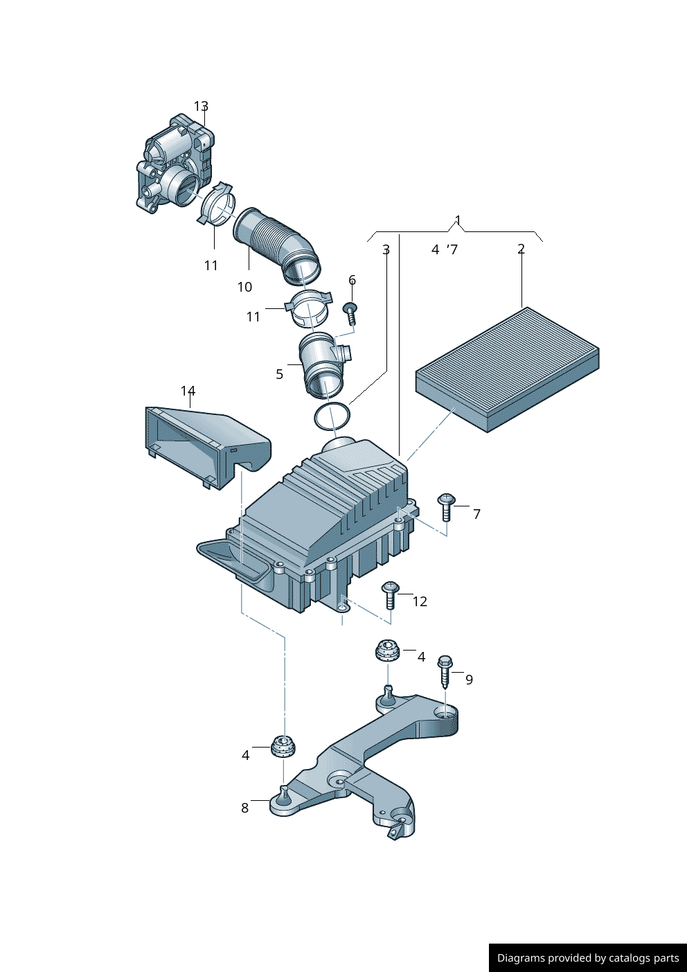 Volkswagen Control Box 5C0129594 - LLLParts