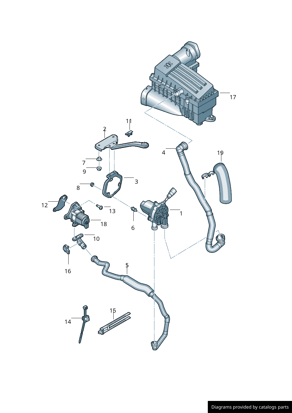 Volkswagen Retainer For Pump 5C0906617A - LLLParts