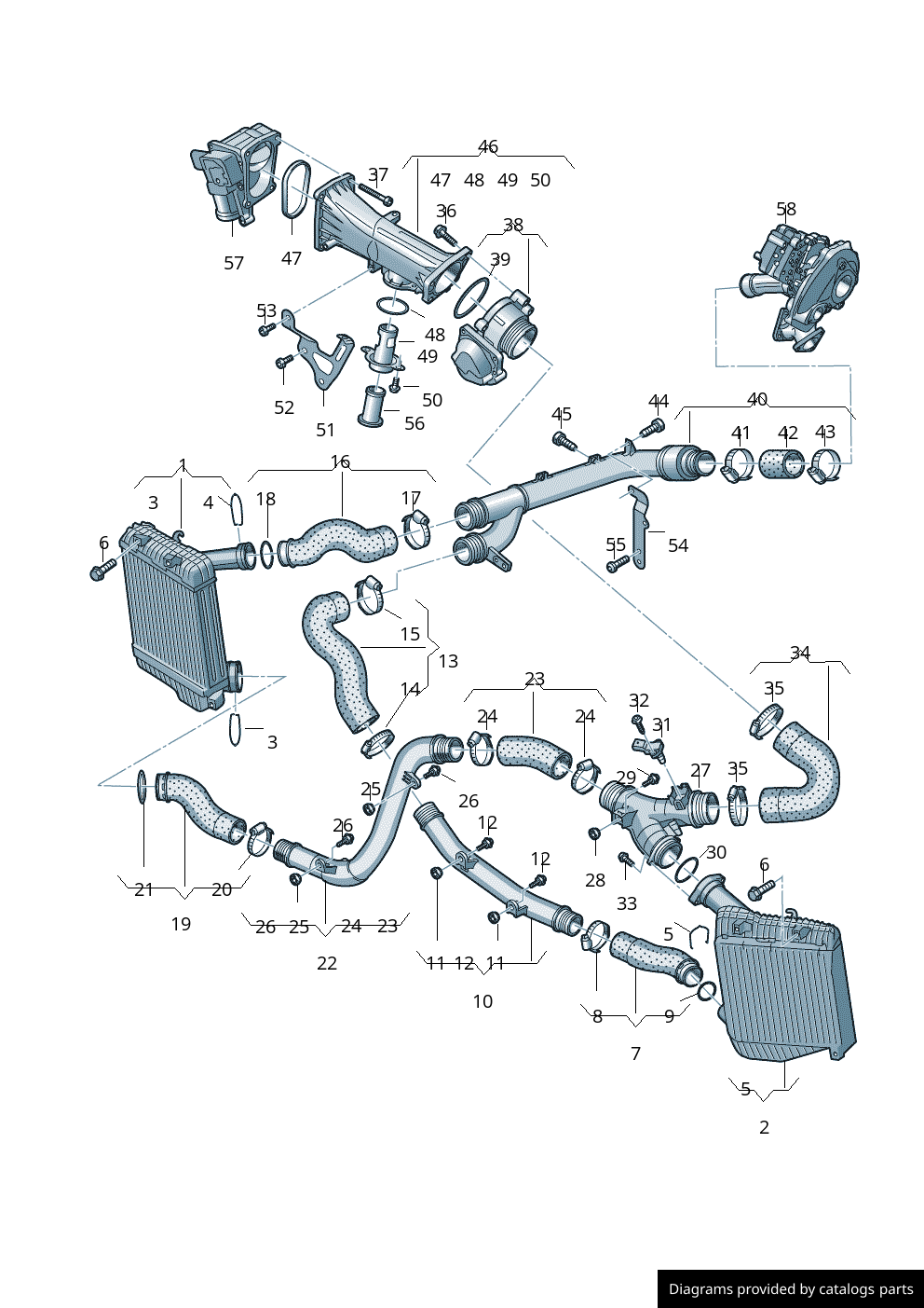 Volkswagen Pressure Hose 7P0145737E - LLLParts