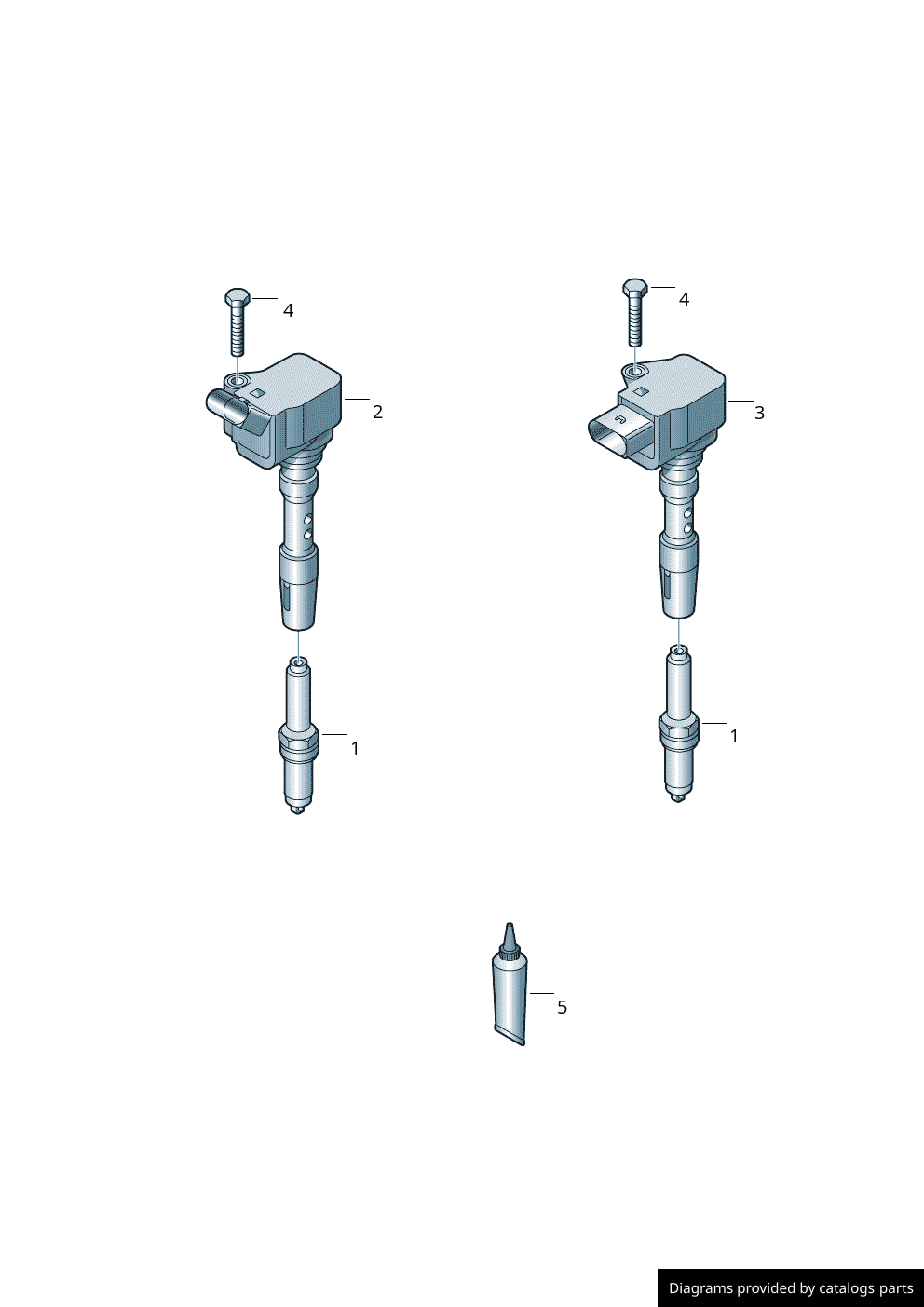 Volkswagen Spark Plug 07P905601 - LLLParts