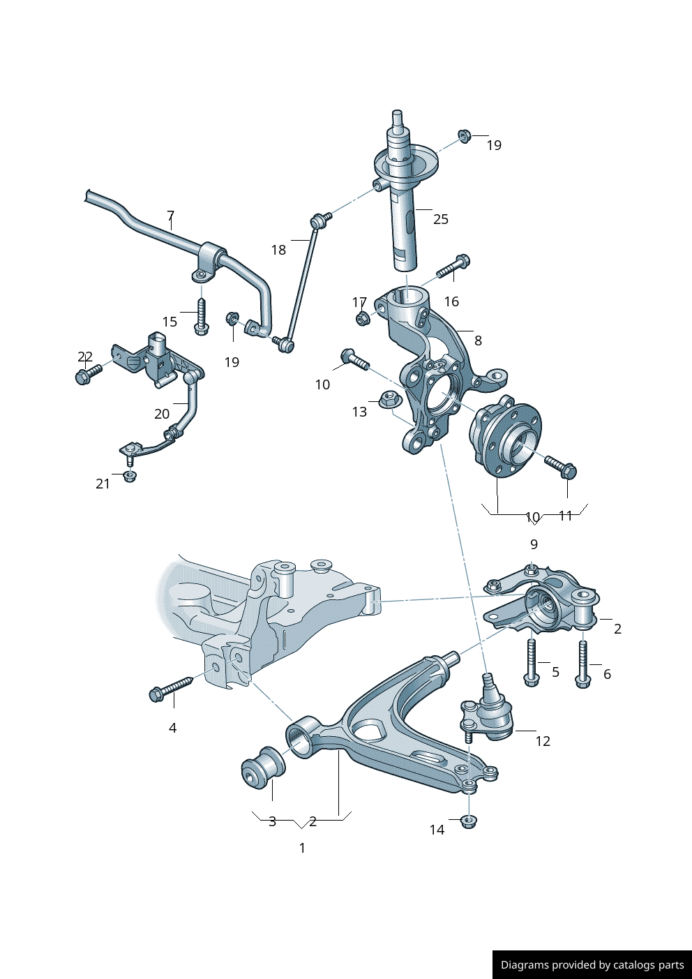 Volkswagen Guide Joint 3QF407365 - LLLParts