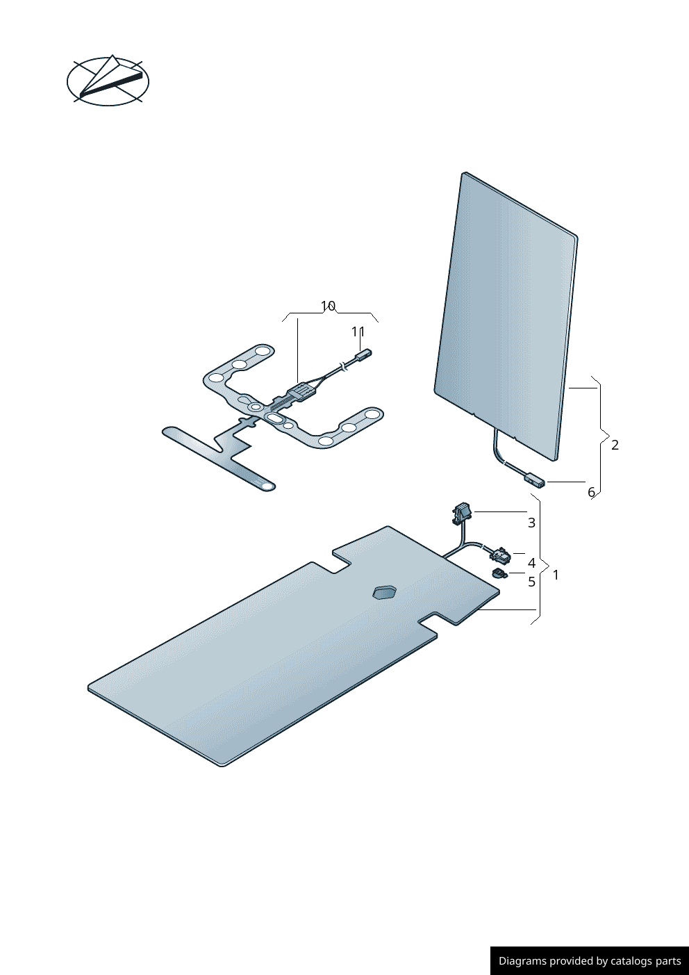 Volkswagen Heater Element-Seat 5TA963555 - LLLParts