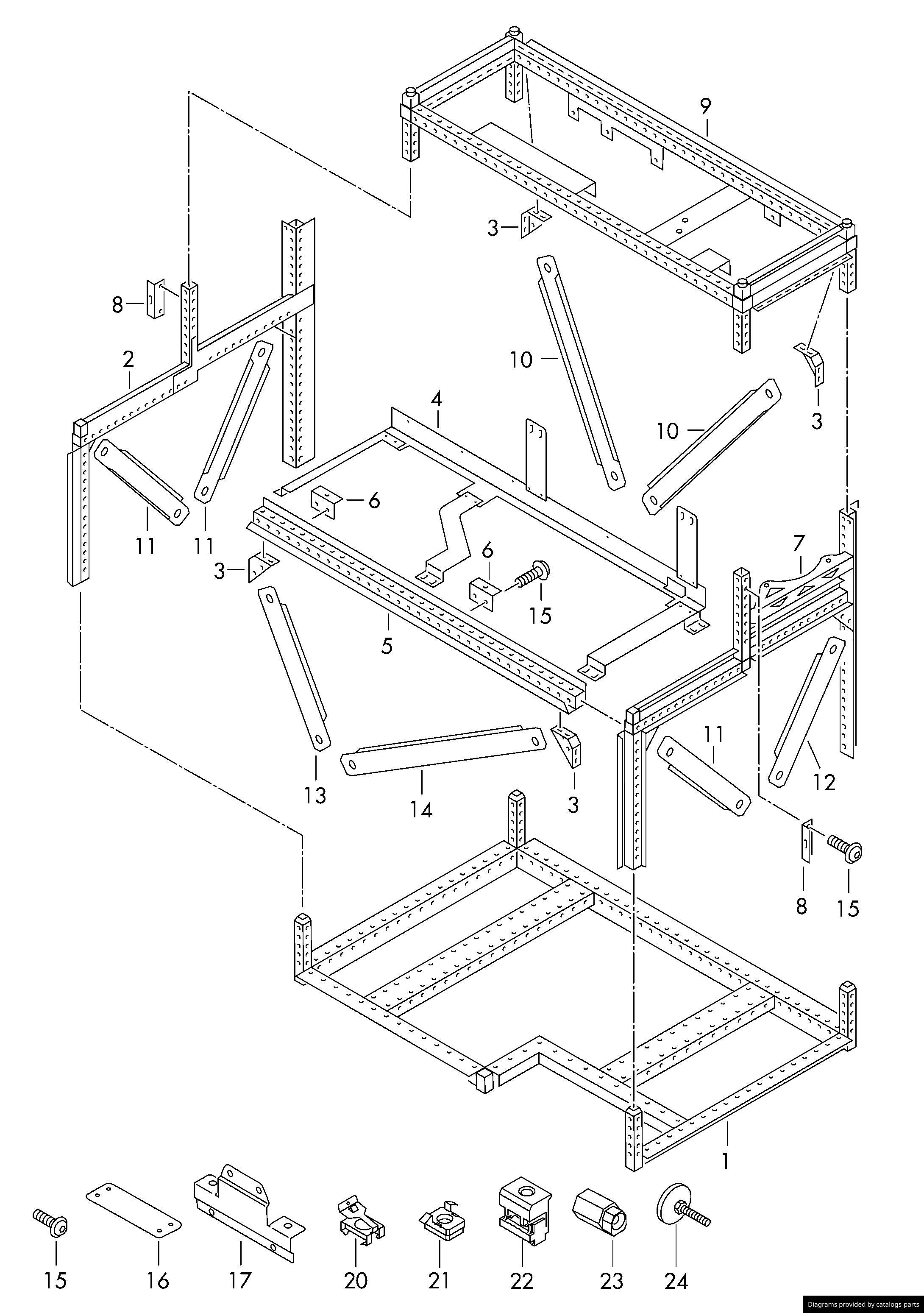 Volkswagen Frame Part 750807203 - LLLParts